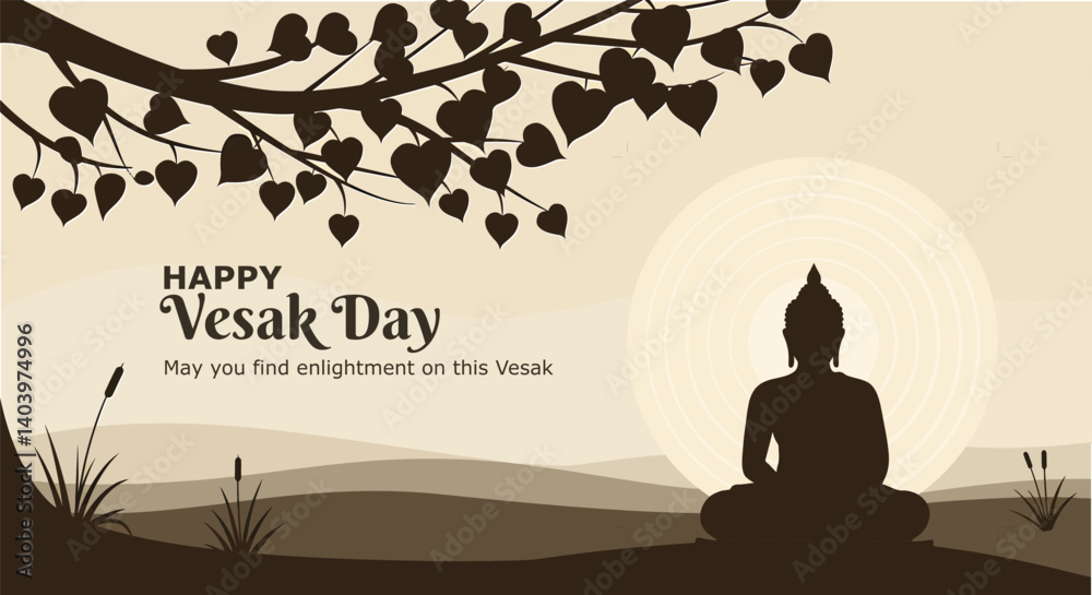 Vesak Day Greeting Flyer, Happy Vesak Day | Pinbara Vesak Mangalyak ...