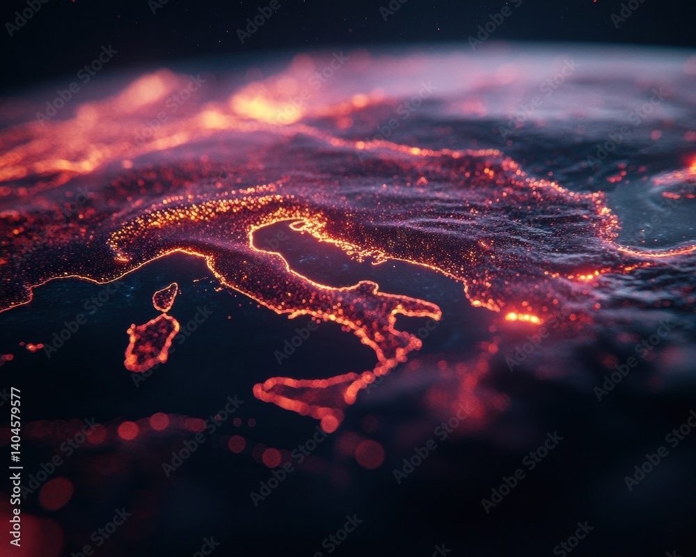Geospatial Digital Innovation Luminescent Global Networks Mapping ...