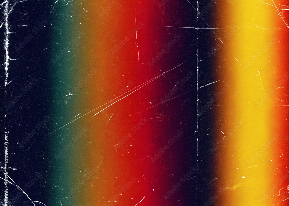 Vintage distressed old photo light leaks, film grain, dust and ...