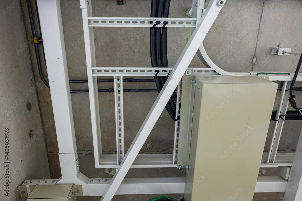 Electrical system installation work, lighting, emergency MEP work in ...