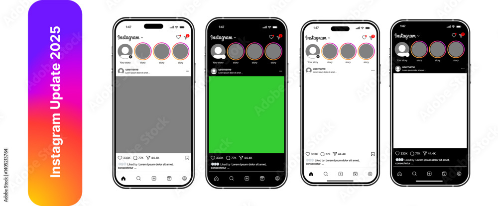 instagram new grid size template update 2025, Instagram social network ...