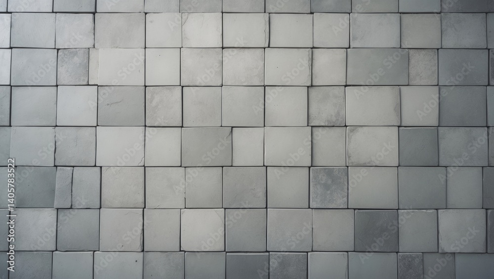Background pattern of grey tiles featuring square concrete blocks for ...