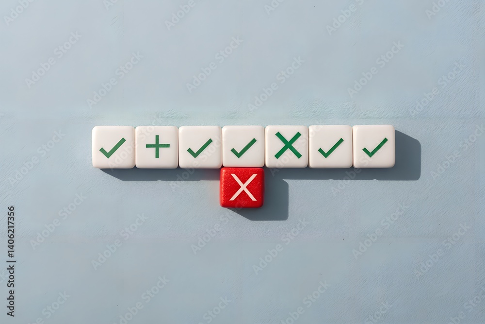 Right and Wrong Decision: A visually appealing top-down view showcases ...