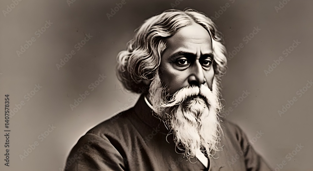 Rabindranath Tagore Tagore Jayanti, a well known poet, writer ...
