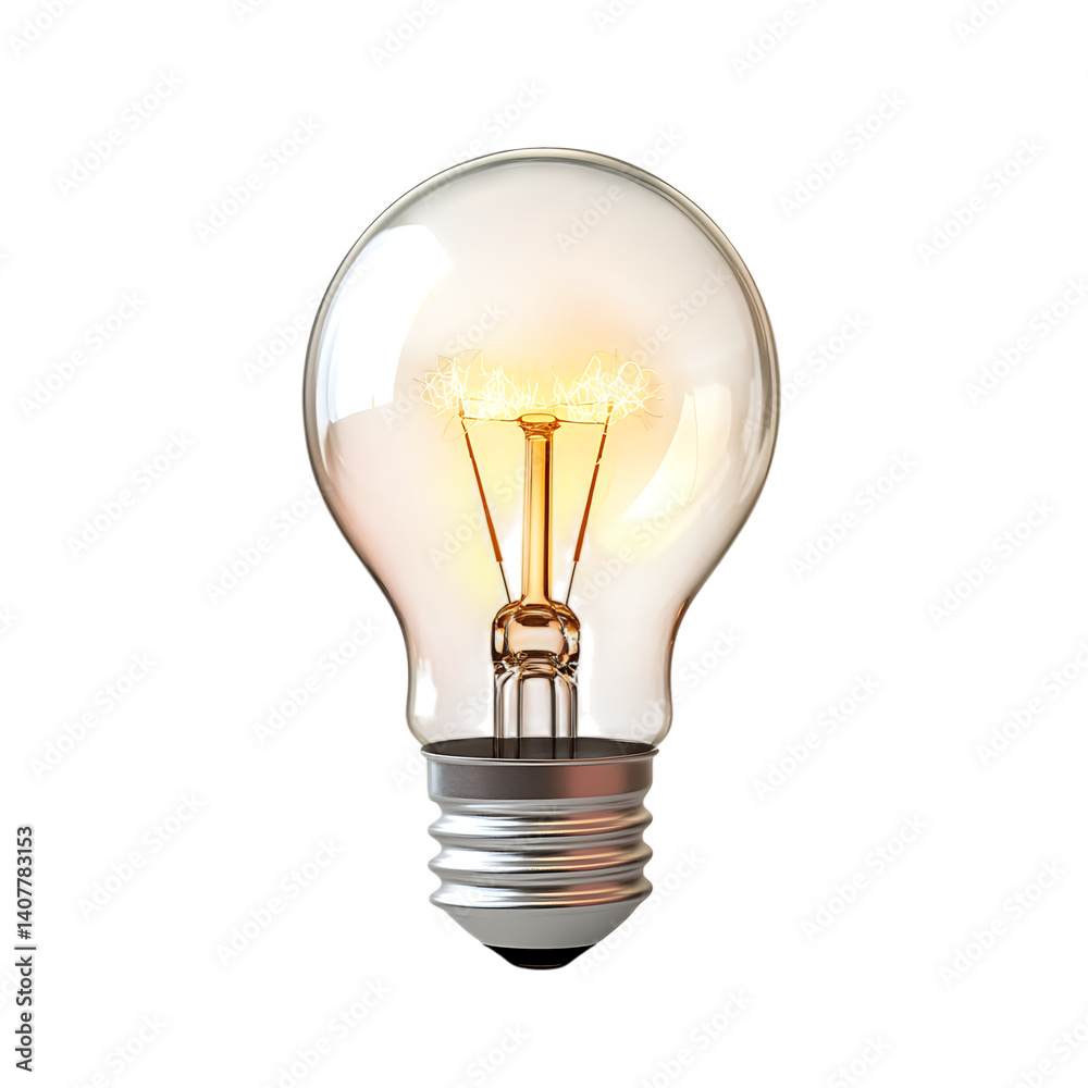 light bulb concept png Stock Photo | Adobe Stock