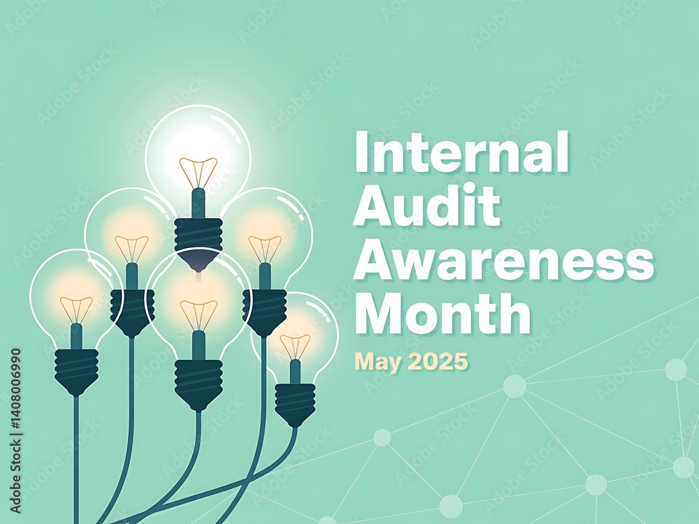 Illuminating Internal Audit Awareness Month in May 2025 with a cluster ...