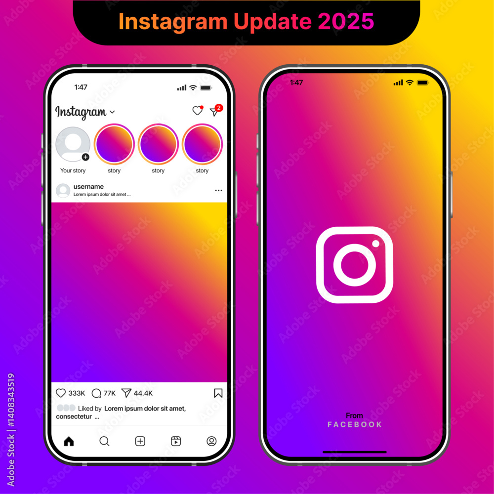 instagram new grid size template update 2025, Instagram social network ...