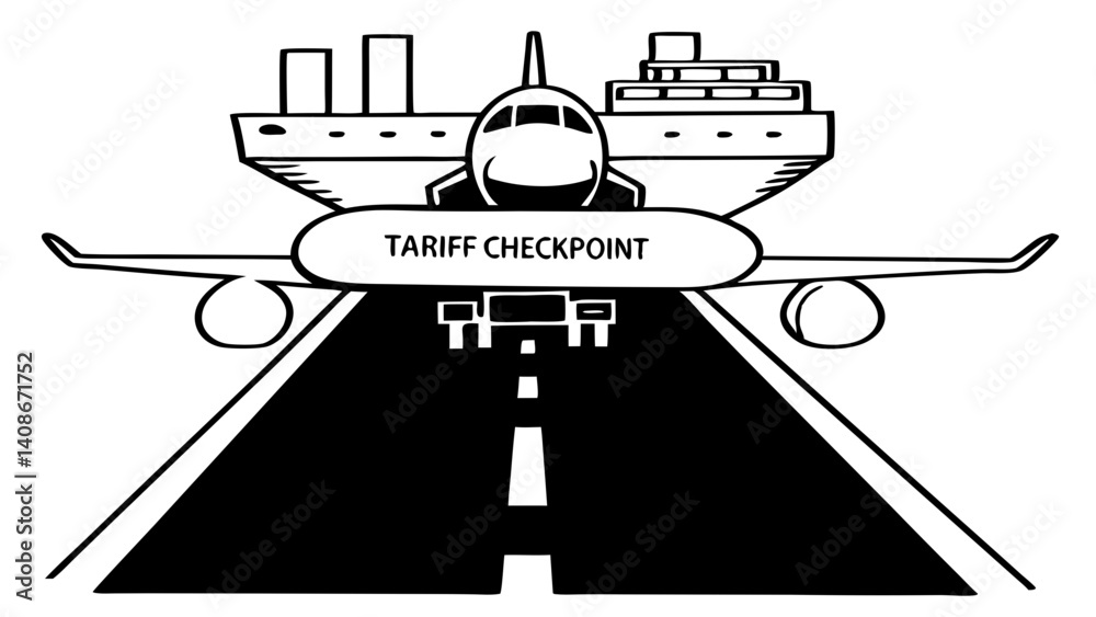 Global Trade and Commerce: A striking graphic showcases the interplay ...