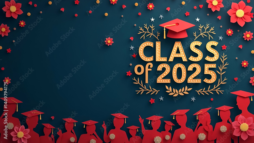 Design a memorable Class of 2025 ceremony visual concept that ...