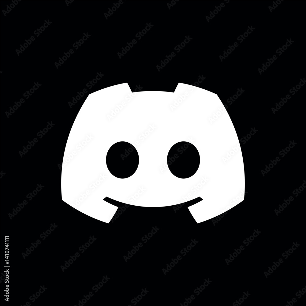 Discord White Icon, Logo App Vector, Editable SVG, PNG, Transparent ...
