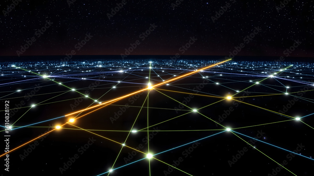 technology background Ultra-clean cellular node connections with speed ...