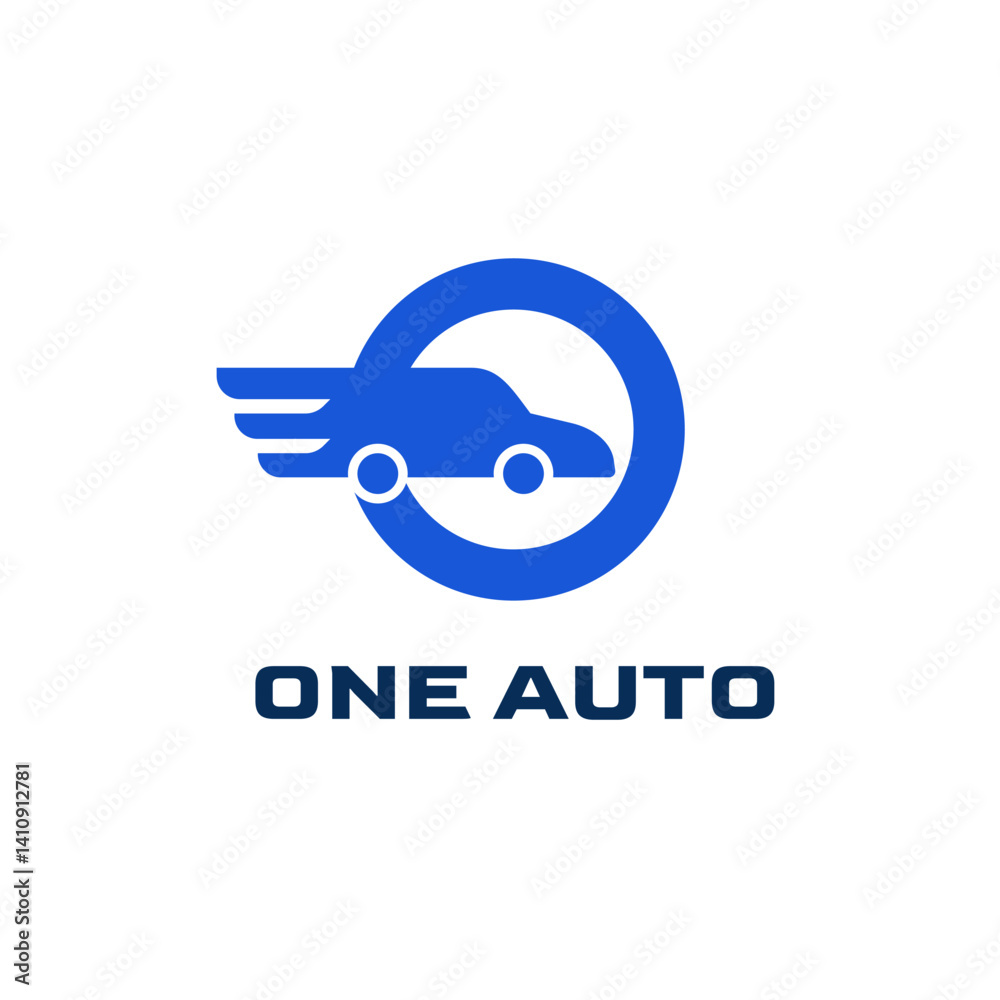 Initial O fast car vector logo design. Fonts for automotive, vechile ...