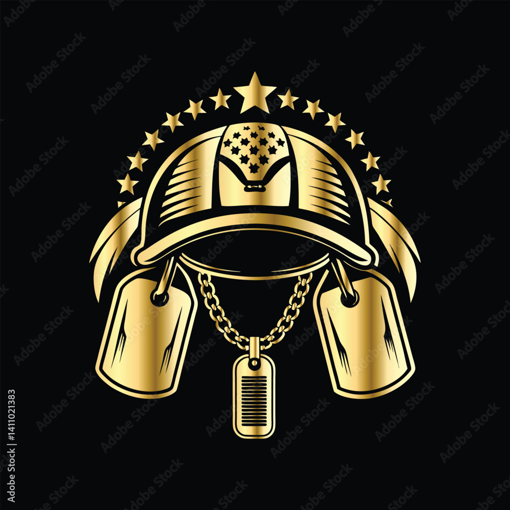 Стоковое векторное изображение «Army Logo Design Set – Combat Emblems ...