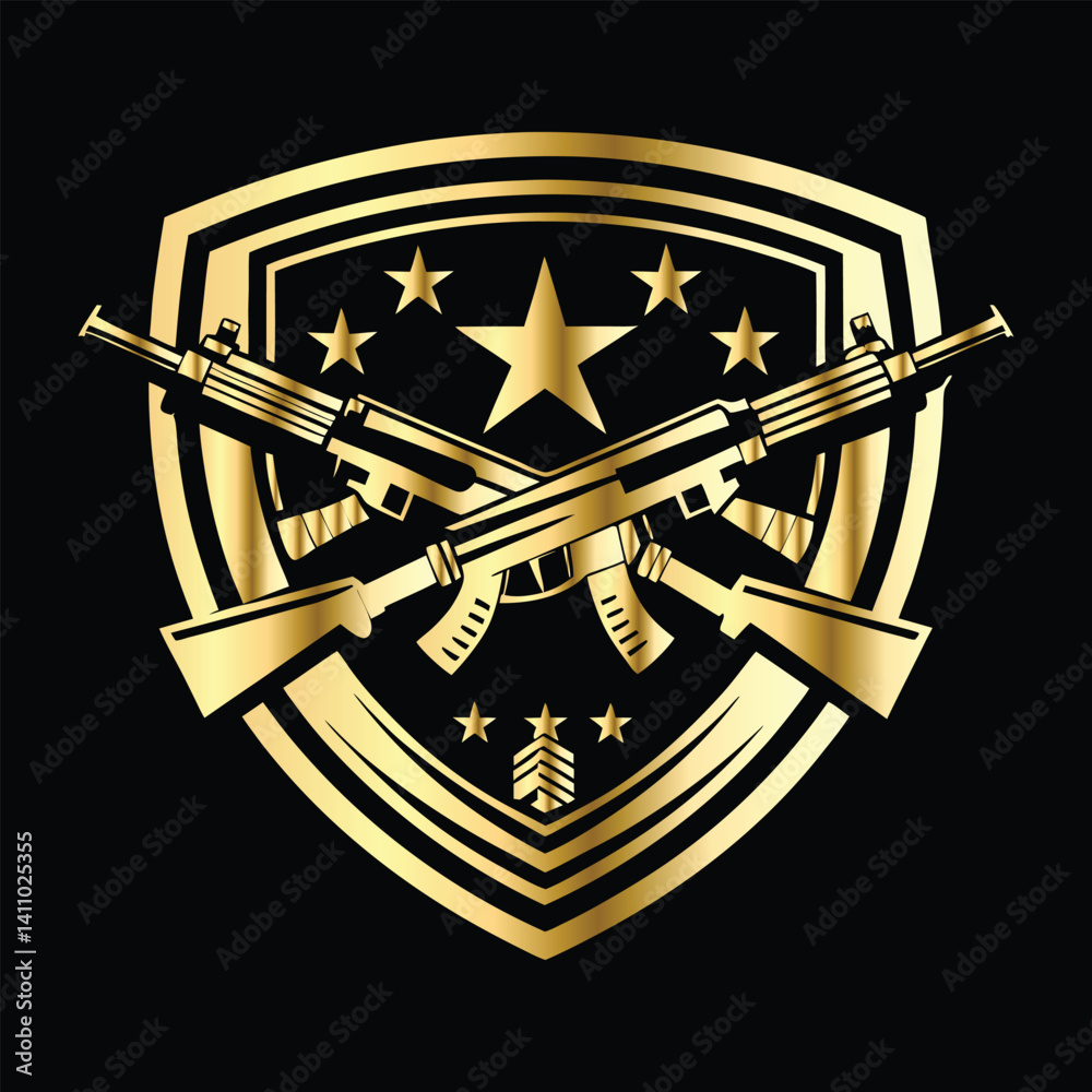Army Logo Design Set – Combat Emblems of Military Specialists ...