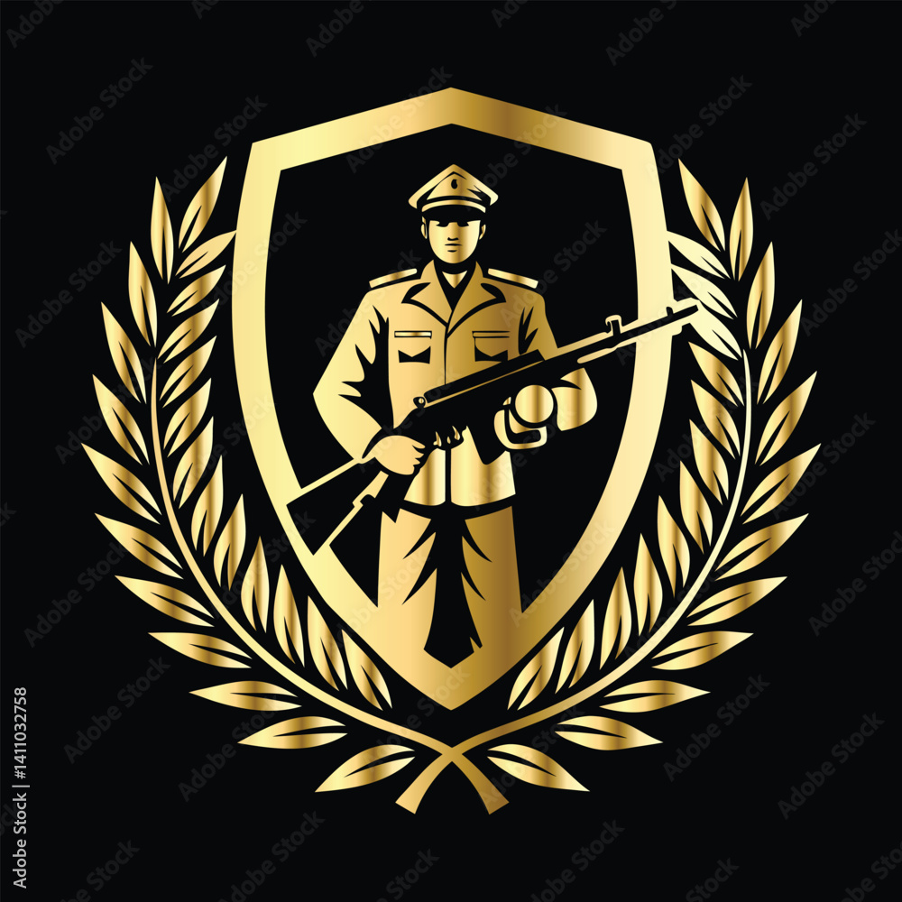 Army Logo Emblem Set – Tactical Combat Badges Featuring Artillery Units, Snipers, Infantry ...