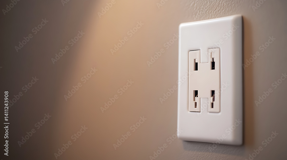 Electrician installing electrical outlets in a new home. Featuring ...