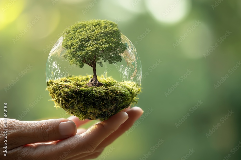 Global sustainable environment concept - ESG, net zero, eco, co2 ...