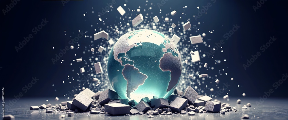 Trade war tension and tariffs trigger global economic crisis, impacting ...