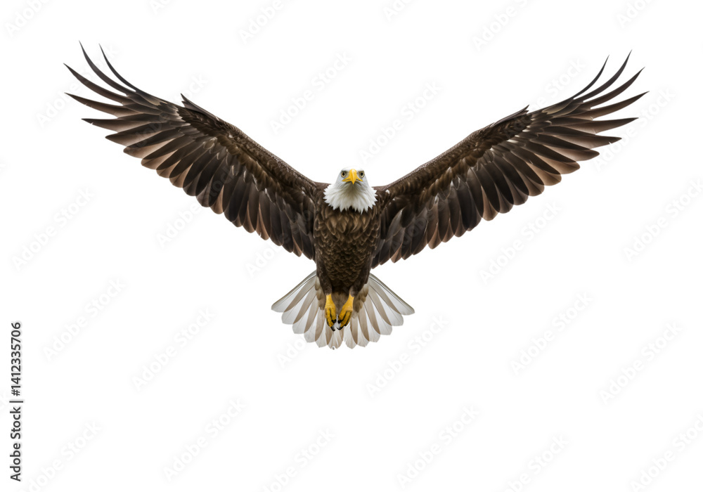 eagle on white background Stock Photo | Adobe Stock