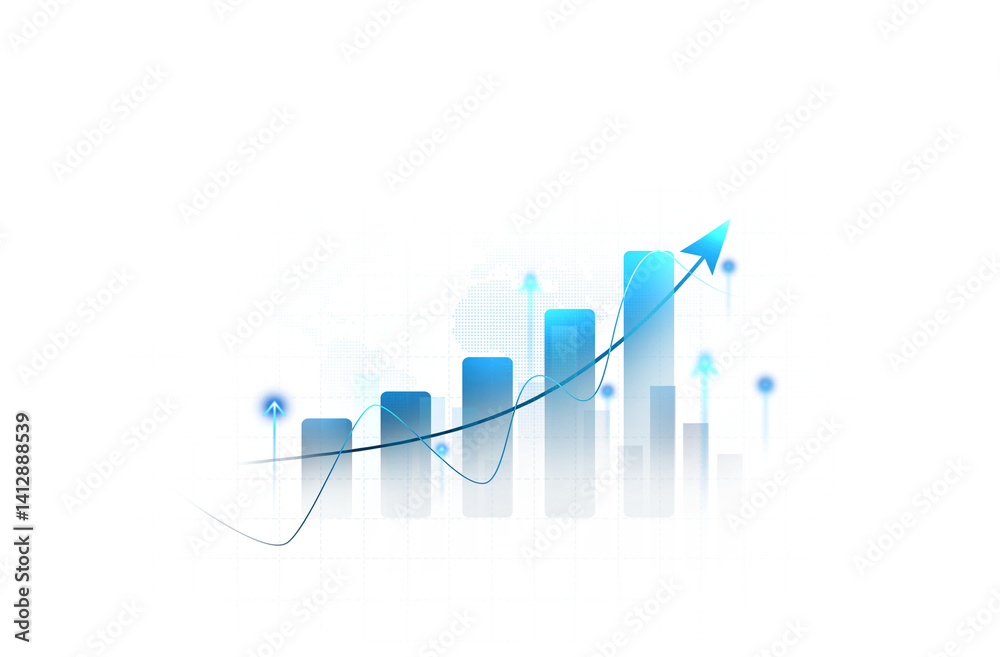 Transparent or png stock market investment trading graph growth.Trade ...