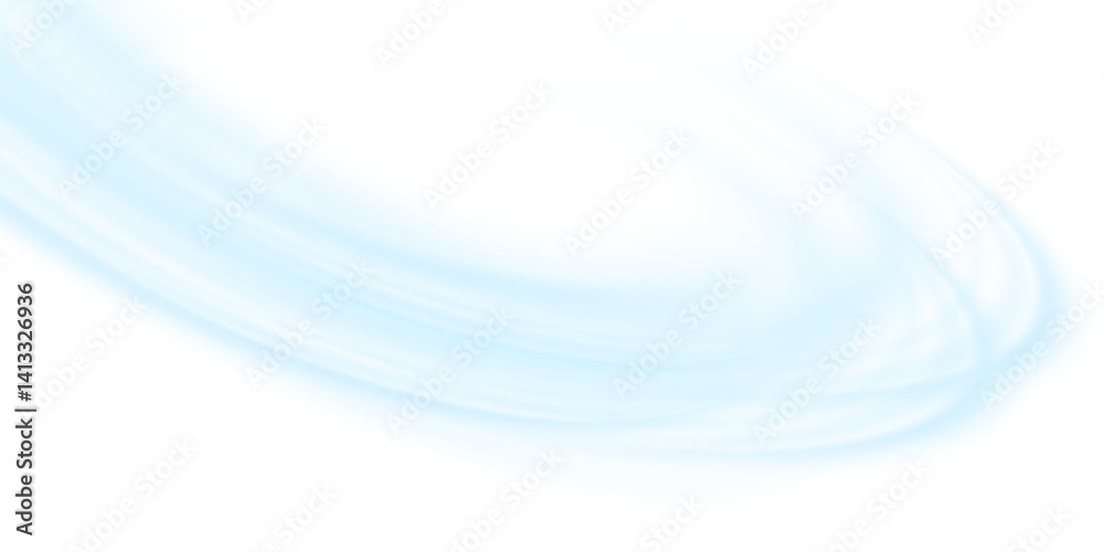 Air flow set of vector elements on a white background. Abstract light ...
