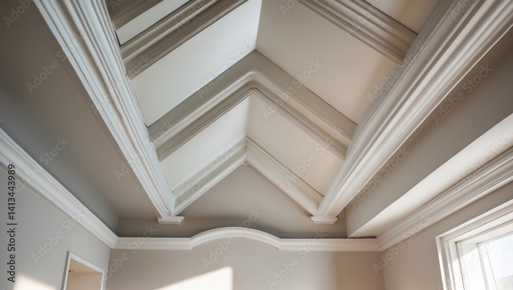 Various styles of angles for ceiling skirting crafted from traditional ...