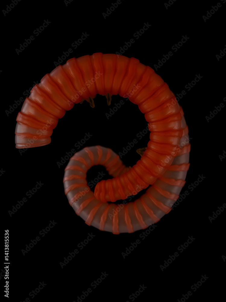 Tapeworm segment, Taenia saginata gravid proglottid with clear ...