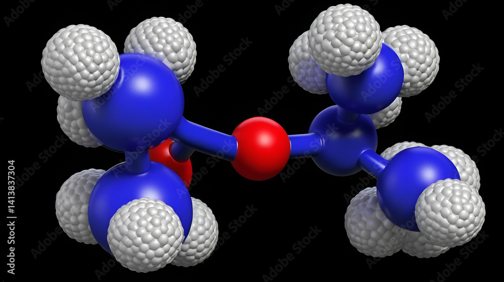 Solanidine molecule, rotating 3D model of steroidal alkaloid, looped ...