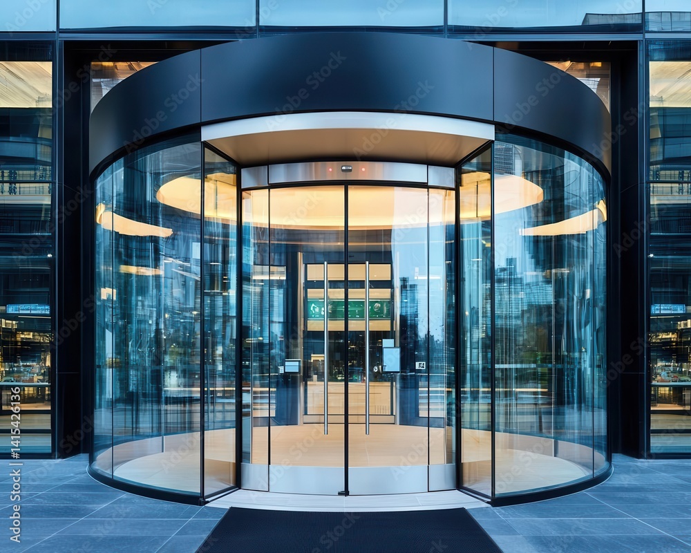 Smart revolving doors with RFID card authentication, highsecurity ...
