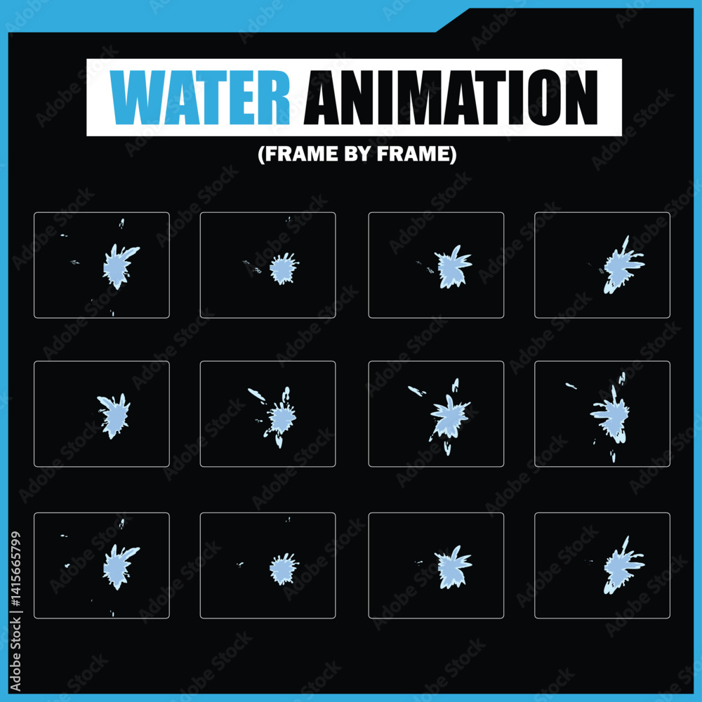 Стоковое векторное изображение «Water Splash, Shower Rain, Bubbles ...