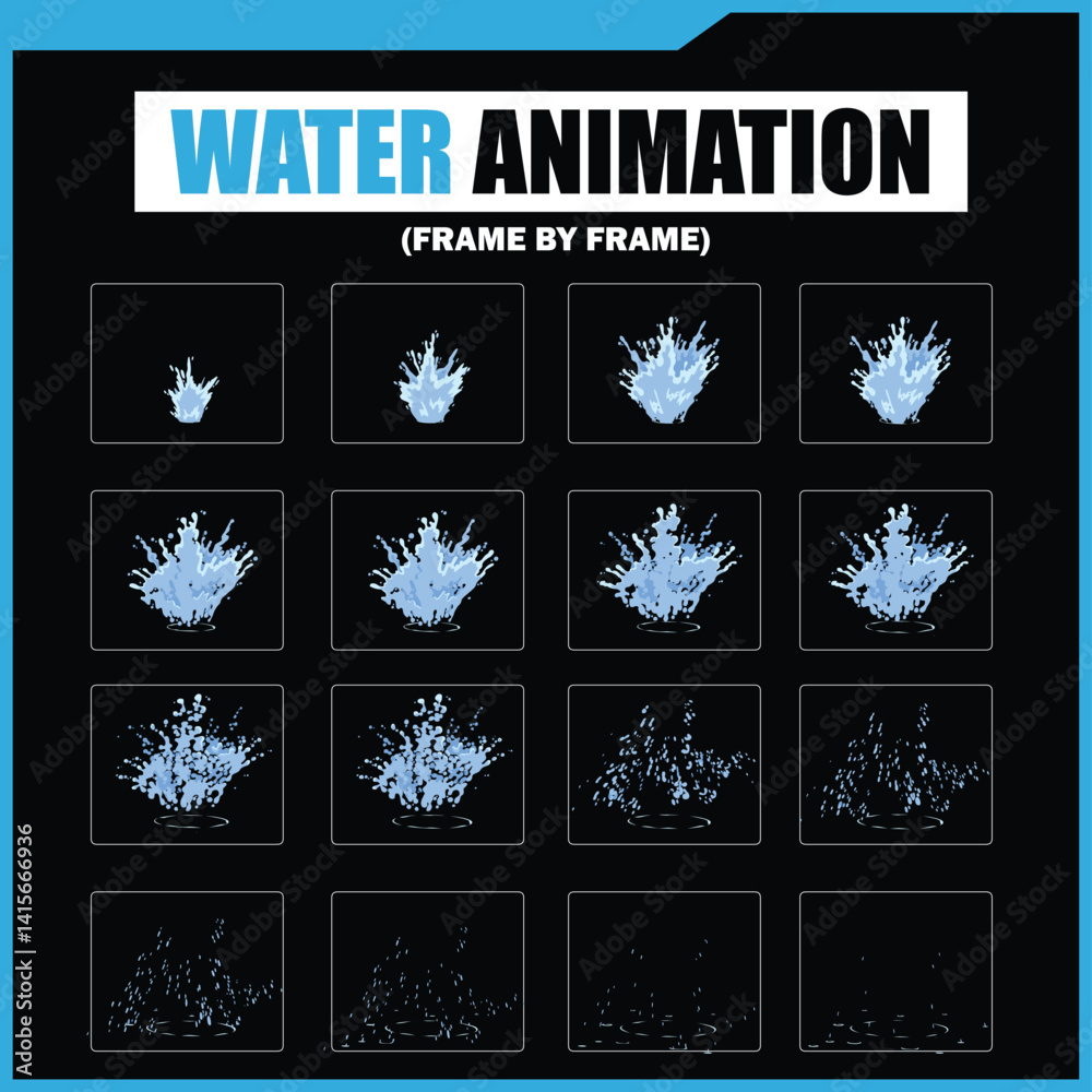 Water Splash, Shower Rain, Bubbles, Droplets, Drip, Flow, Wave, Burst ...