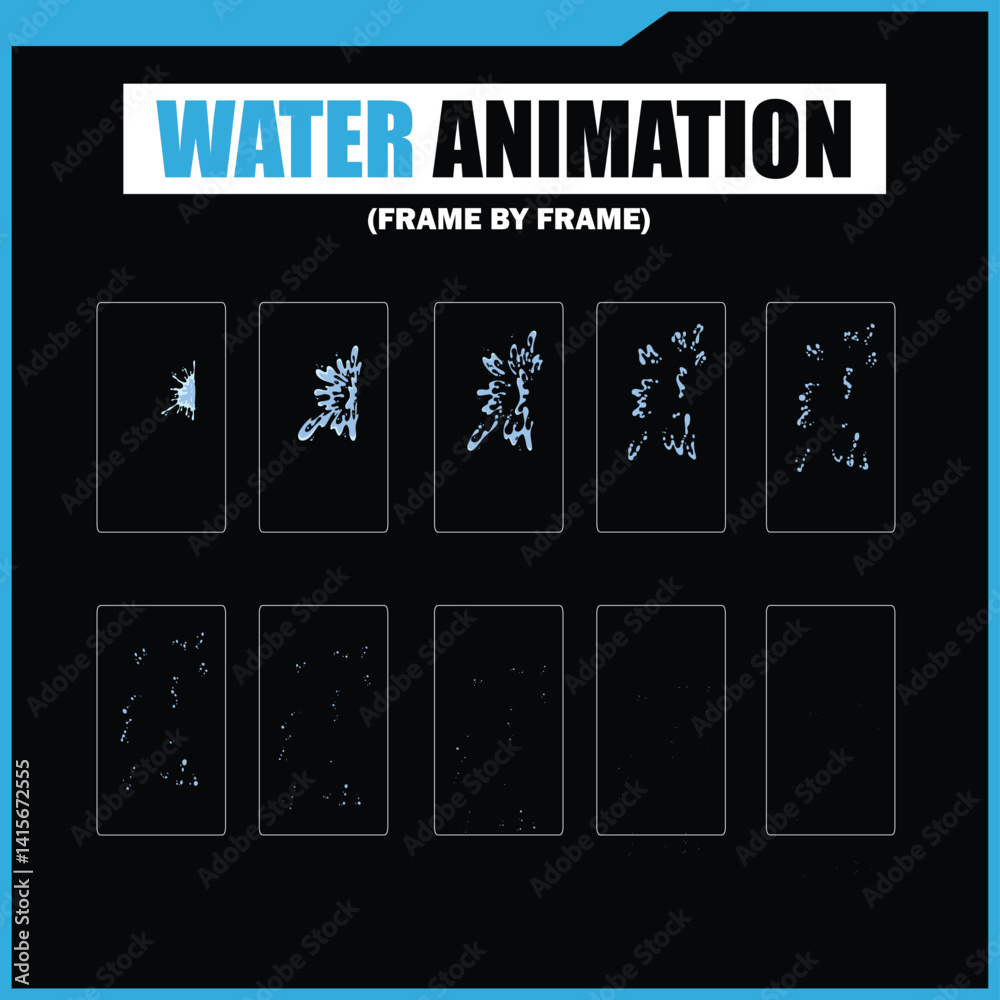 Water Splash, Shower Rain, Bubbles, Droplets, Drip, Flow, Wave, Burst ...