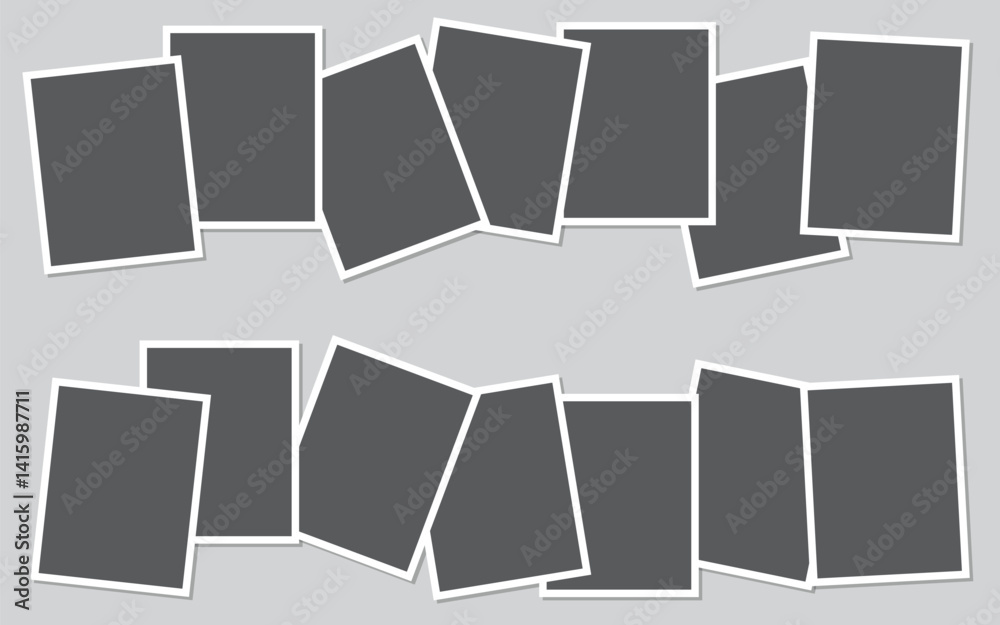 Collection of blank templates for collage grid manga comic storyboard ...