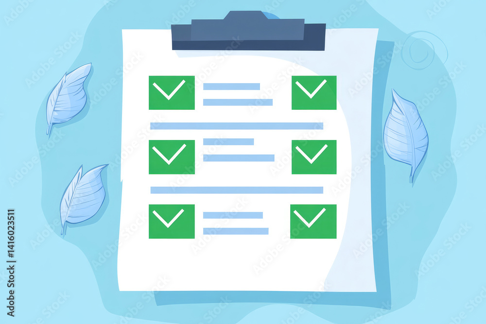 checklist. check list document, paper check list and to do list with ...