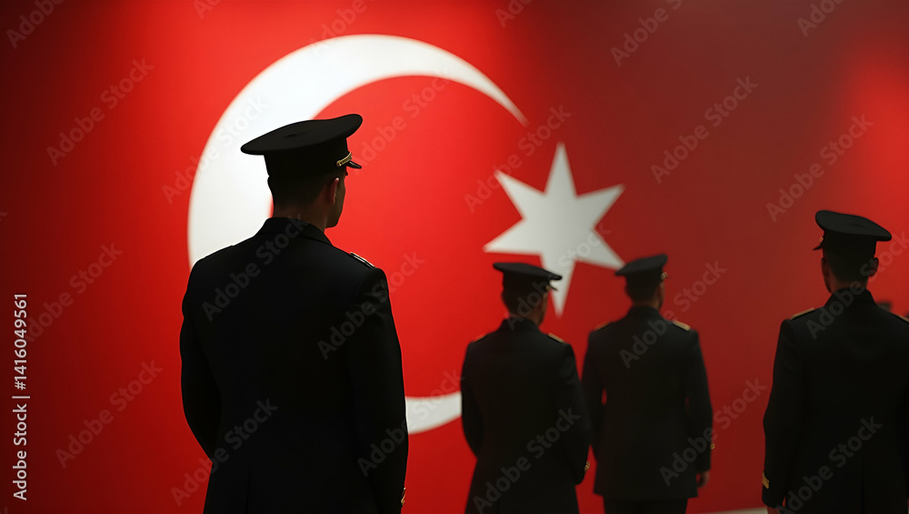 Documenting formal Atat?rk legacy celebration event capturing dignified ...