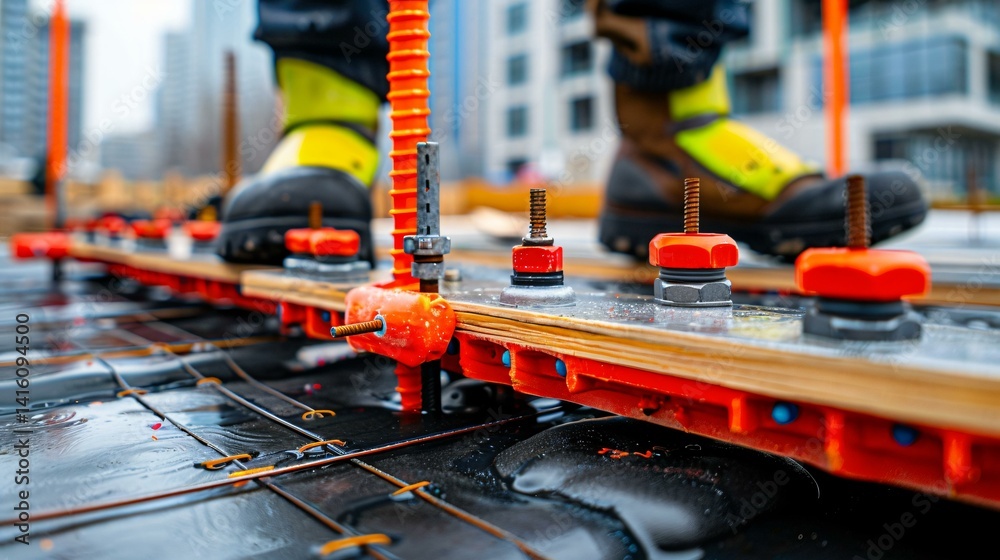 Civil project construction grid showing column layout, footing ... Civil project construction grid showing column layout, footing ...