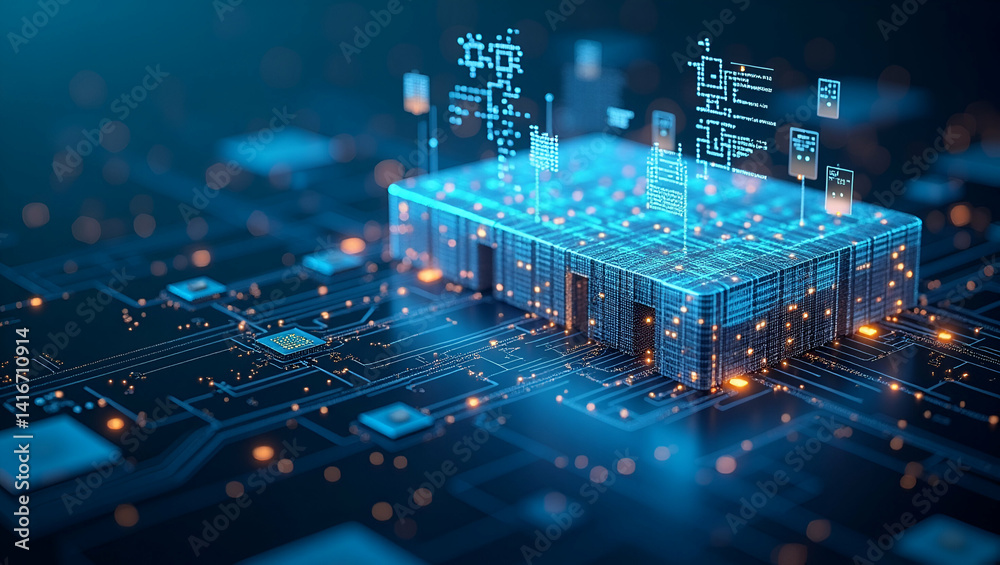 Engineered Visual of Agentic AI Architecture: Advanced Computational ...