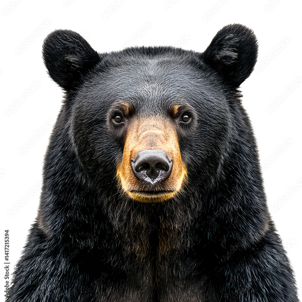 Formidable black bear png rugged wild animal png captivating wildlife ...