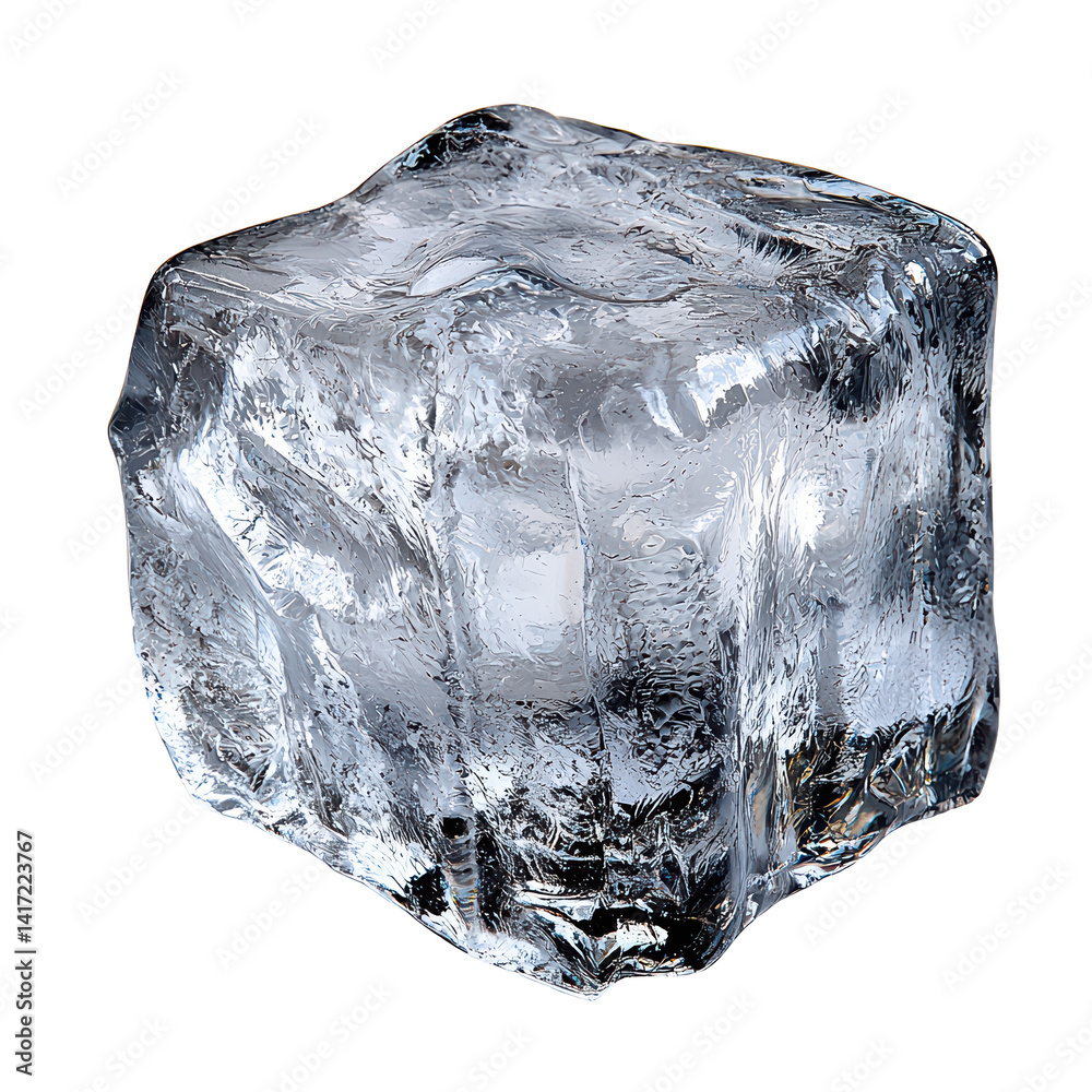 Arctic close up of a block of ice png detailed frozen texture png ...