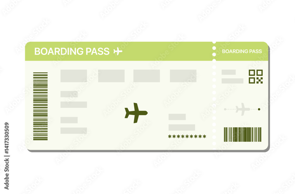 Vector ticket icons including cinema, concert, airline, and event ...