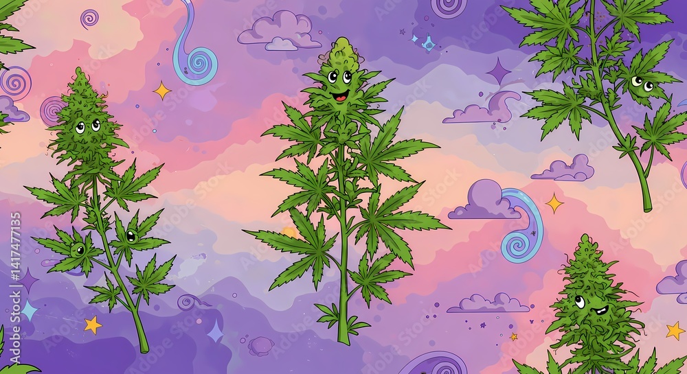 Cannabis in Art: A Spectrum of Illustrations Depicting Growth, Anatomy ...