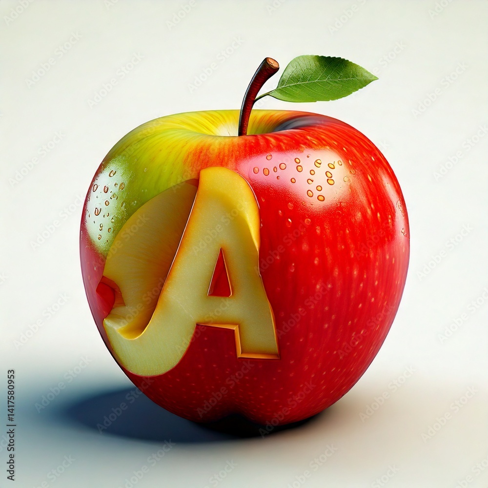 Letter A with Apple - Fun Alphabet A for Kids (A for Apple, ABC ...