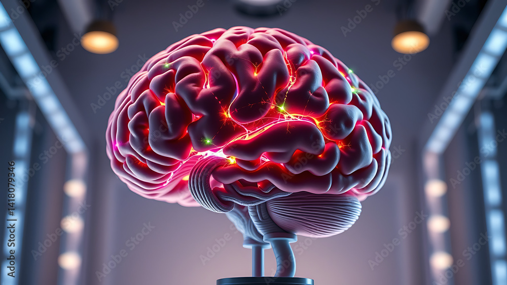 3D Printed Brain Model with AI Based Neurological Mapping for Advanced ...