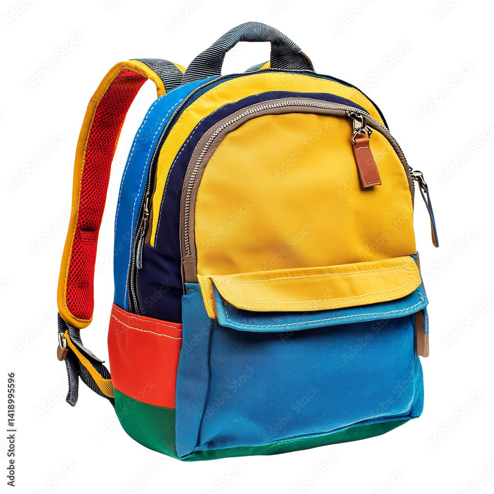 Colorful backpack school bag travel rucksack kids children's bookbag ...