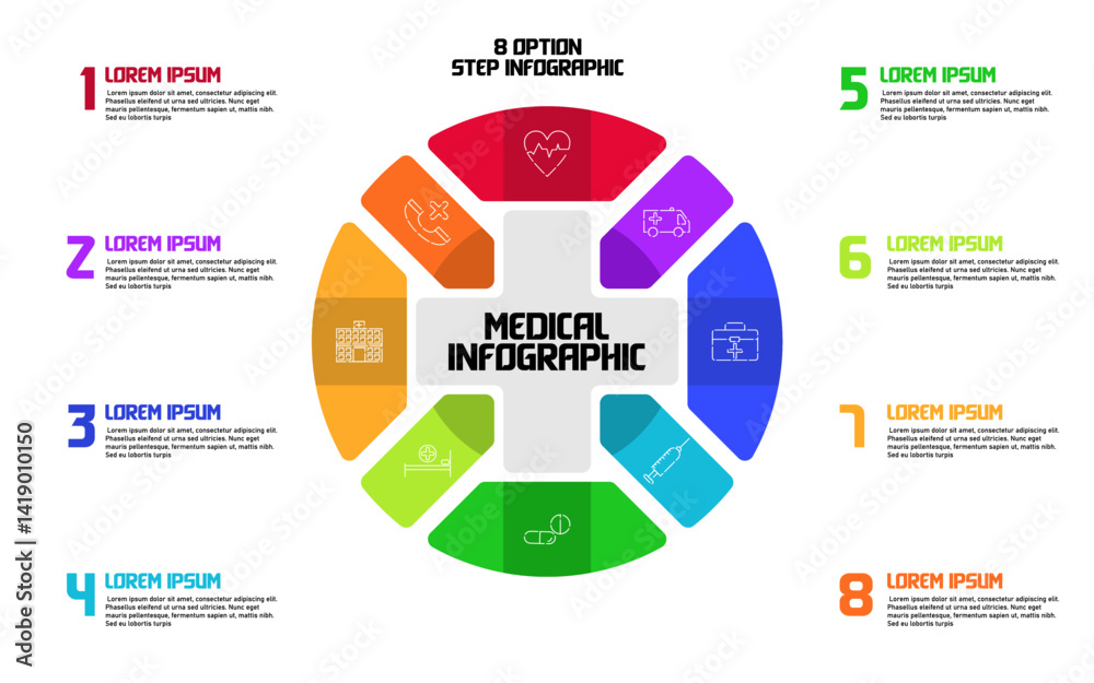 Vector plus infographic, medical diagram, healthcare graph, hospital ...