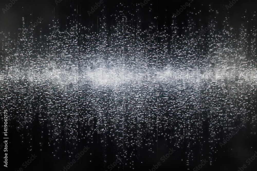 High Contrast Black and White Static Noise TV Screen Texture Abstract ...