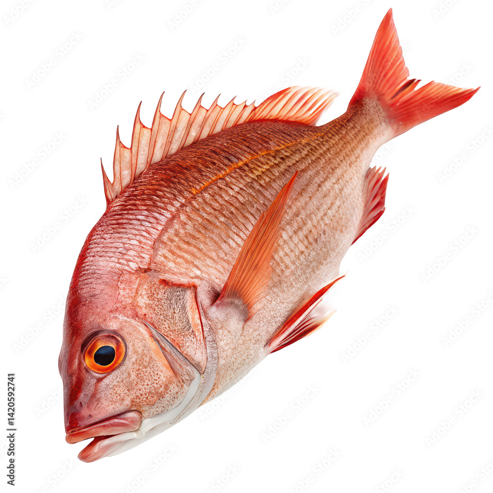 Photo Stock Red snapper png whole snapper png fresh fish png seafood ...