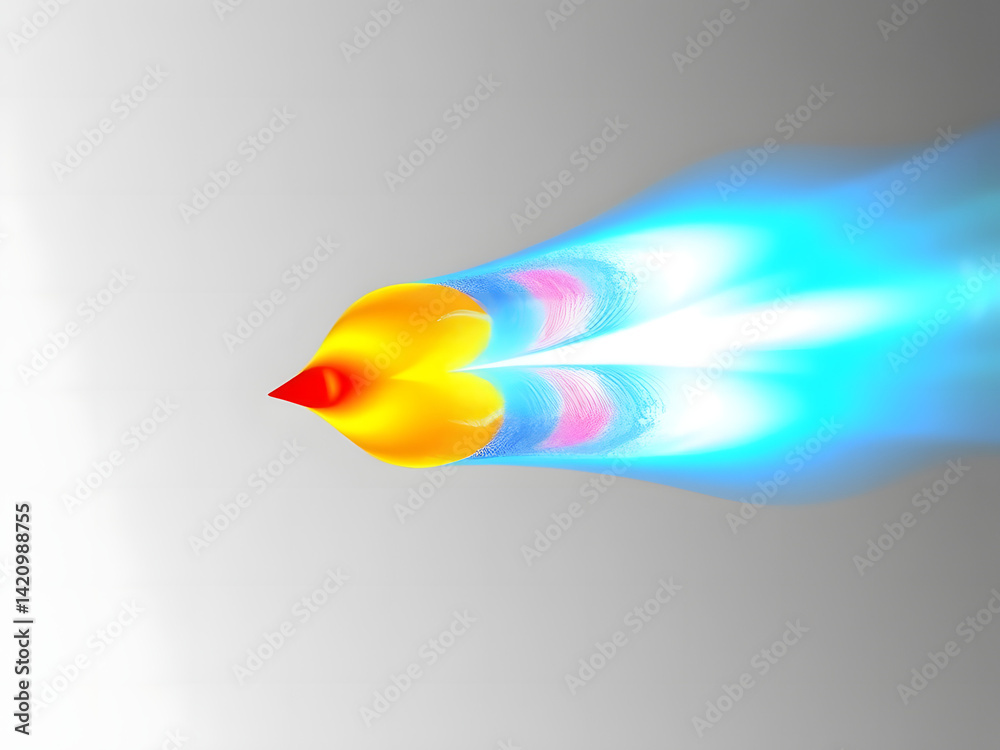 8K CFD simulation of Mach 12 airflow with individual shockwave diamonds ...