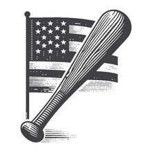 Baseball Americana Flag Poster Free Stock Photo - Public Domain Pictures