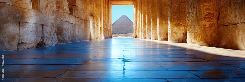 interior of Ancient Egyptian pyramid Stock Photo | Adobe Stock